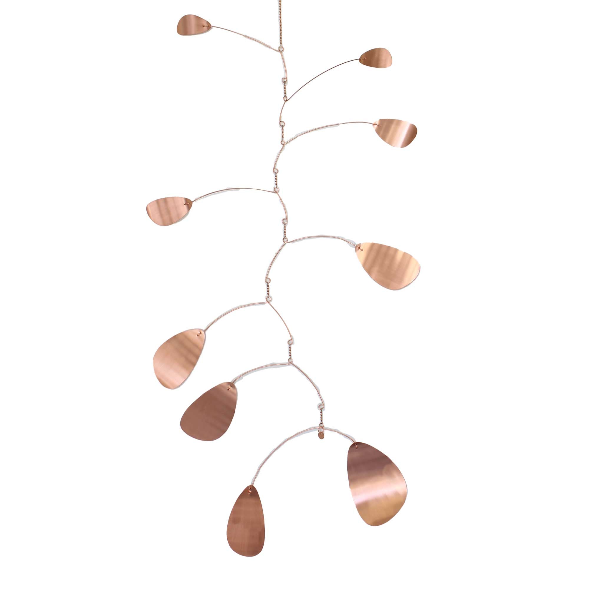 Handcrafted Kinetic Copper Mobile 45" – Kathy Bankston