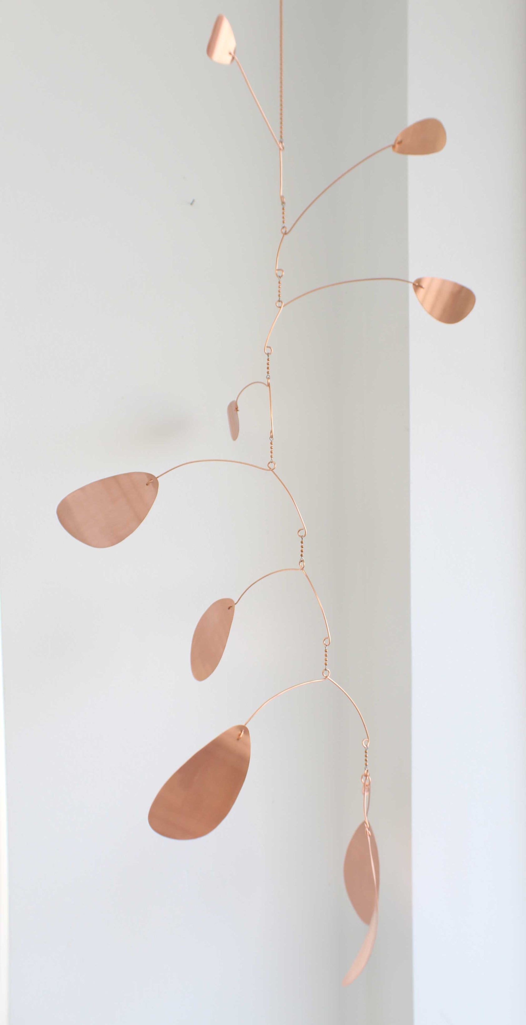 Handcrafted Kinetic Copper Mobile 45" – Kathy Bankston