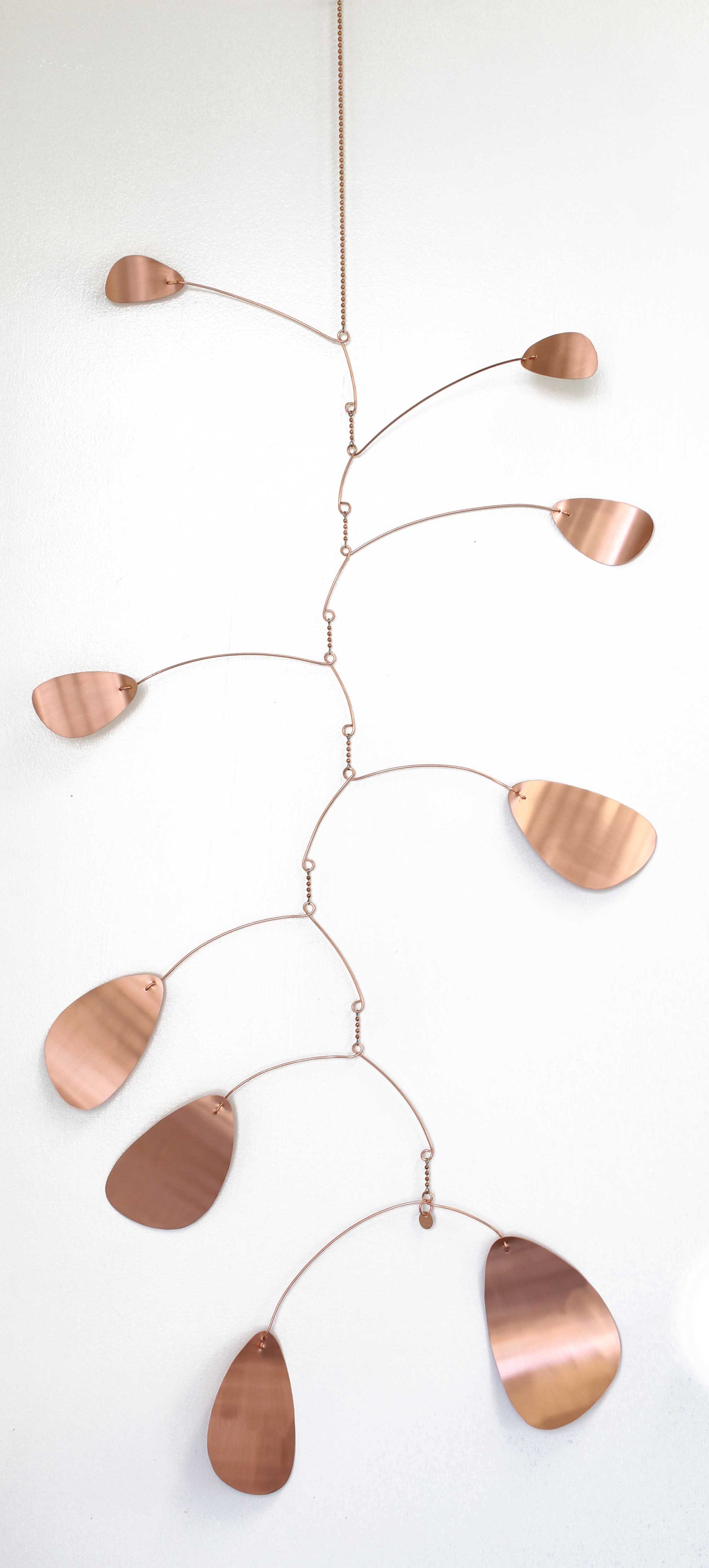 Handcrafted Kinetic Copper Mobile 45" – Kathy Bankston